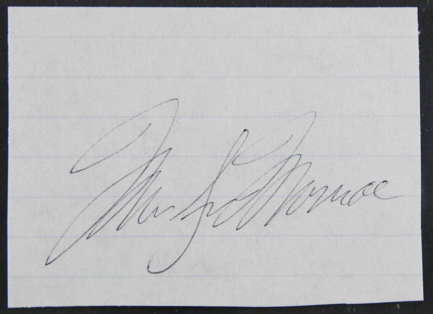 Marilyn Monroe Autograph