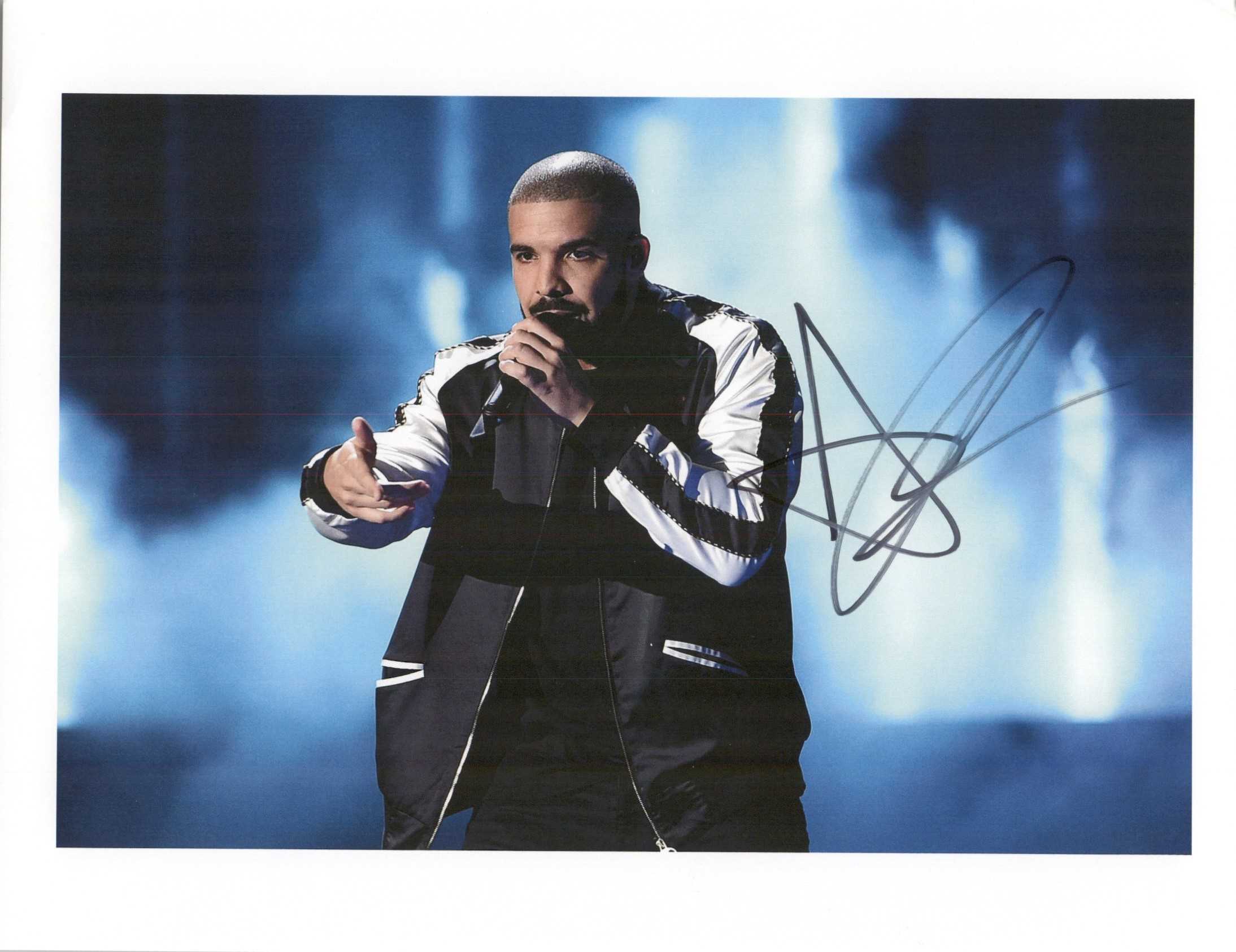 Drake Rapper Autograph