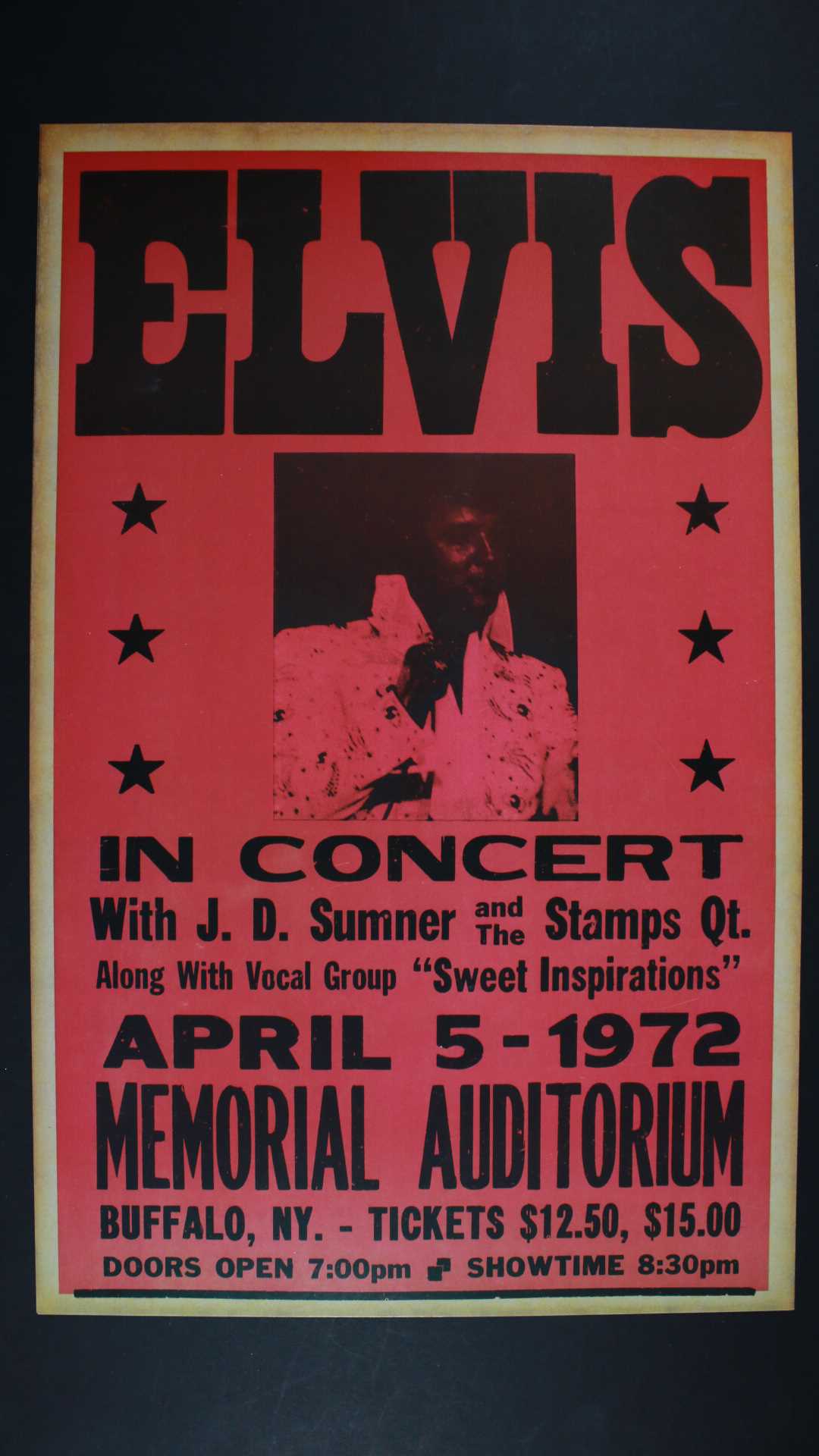 Vintage Elvis Concert Posters