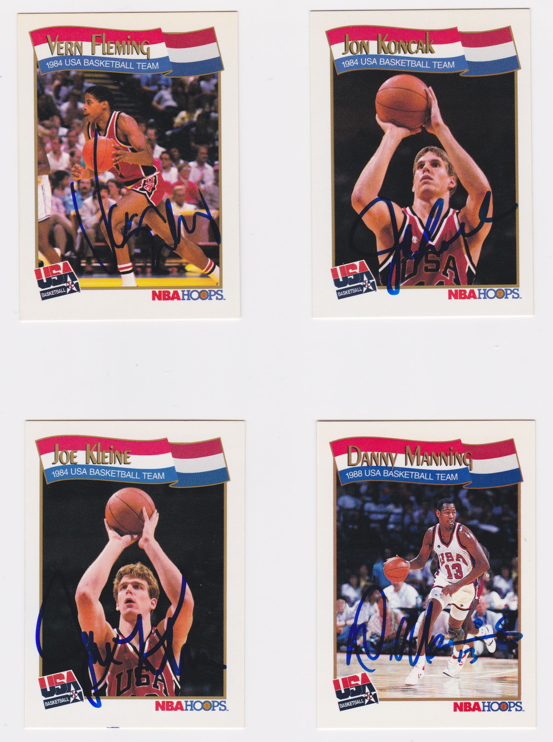 AACS Autographs: Team USA Basketball Legends Autographed Lot of (4 ...