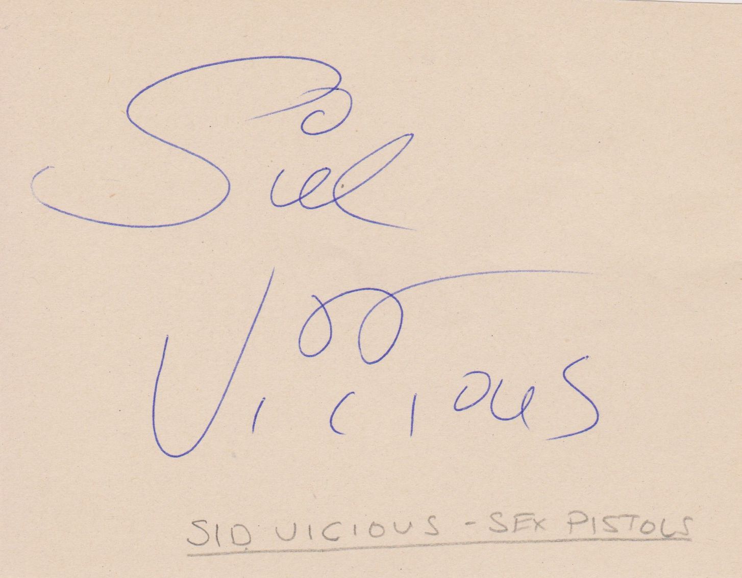 AACS Autographs Sid Vicious d 1979 Autographed Vintage Signature Page aacs-autographs-sid-vicious-d-1979-autographed-vintage-signature-page