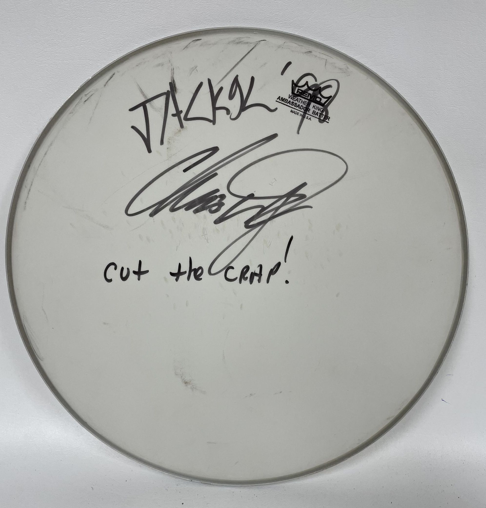 aacs-autographs-unknown-band-members-dual-autographed-large-drumhead