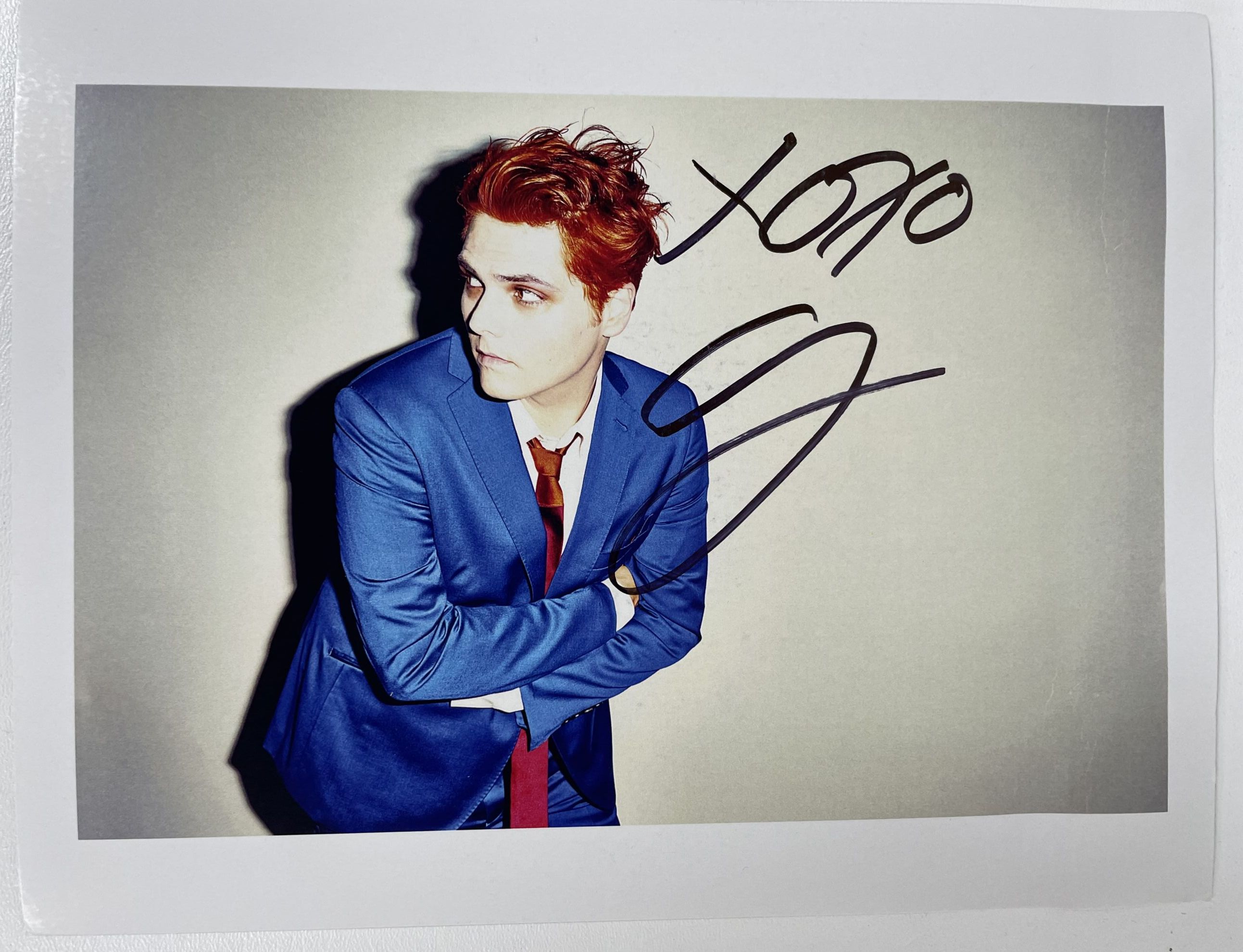 Gerard Way Blue Hair