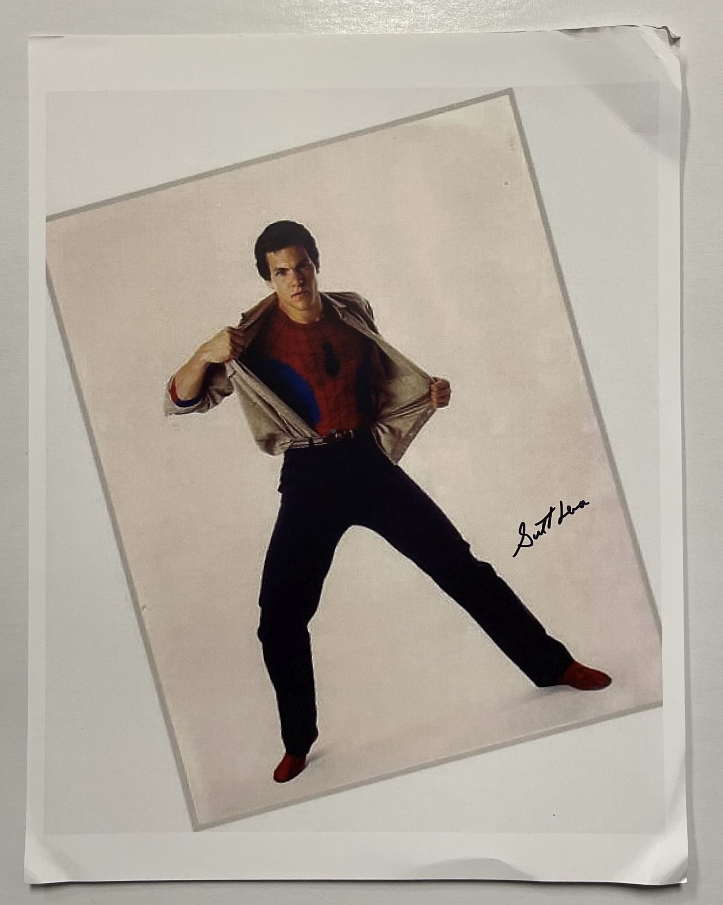 Scott Lee Autographed "Spider-Man" 8x10 Photo | AACS Autographs